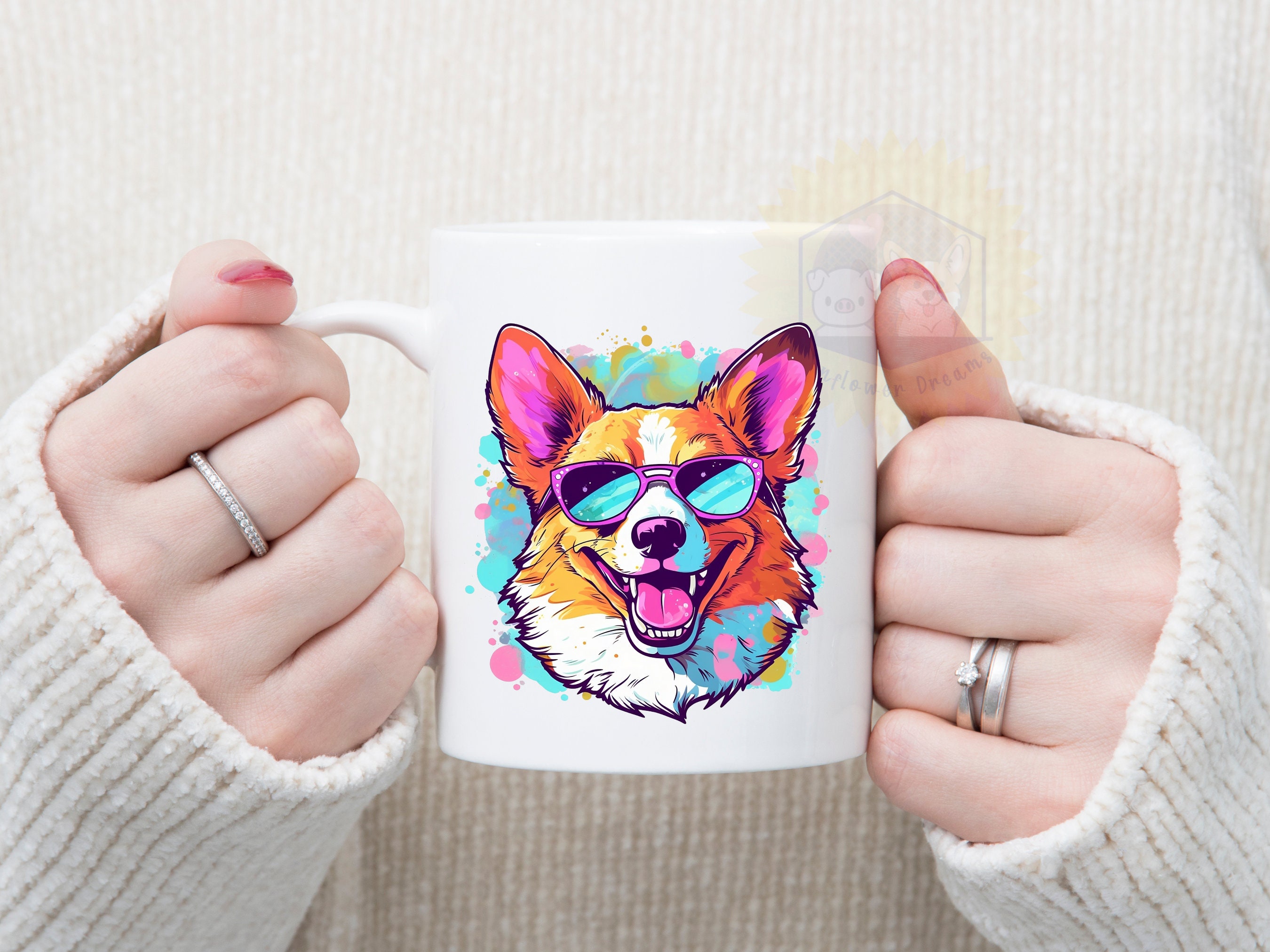 Watercolor Corgi Art Print: Dog Illustration (digital Download) - Etsy