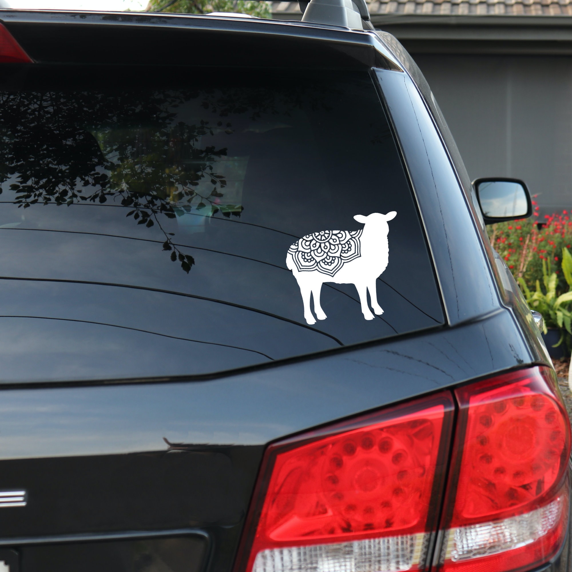 Sheep Vinyl Decal Sheep Decal Truck Window Decal Sheep | Etsy