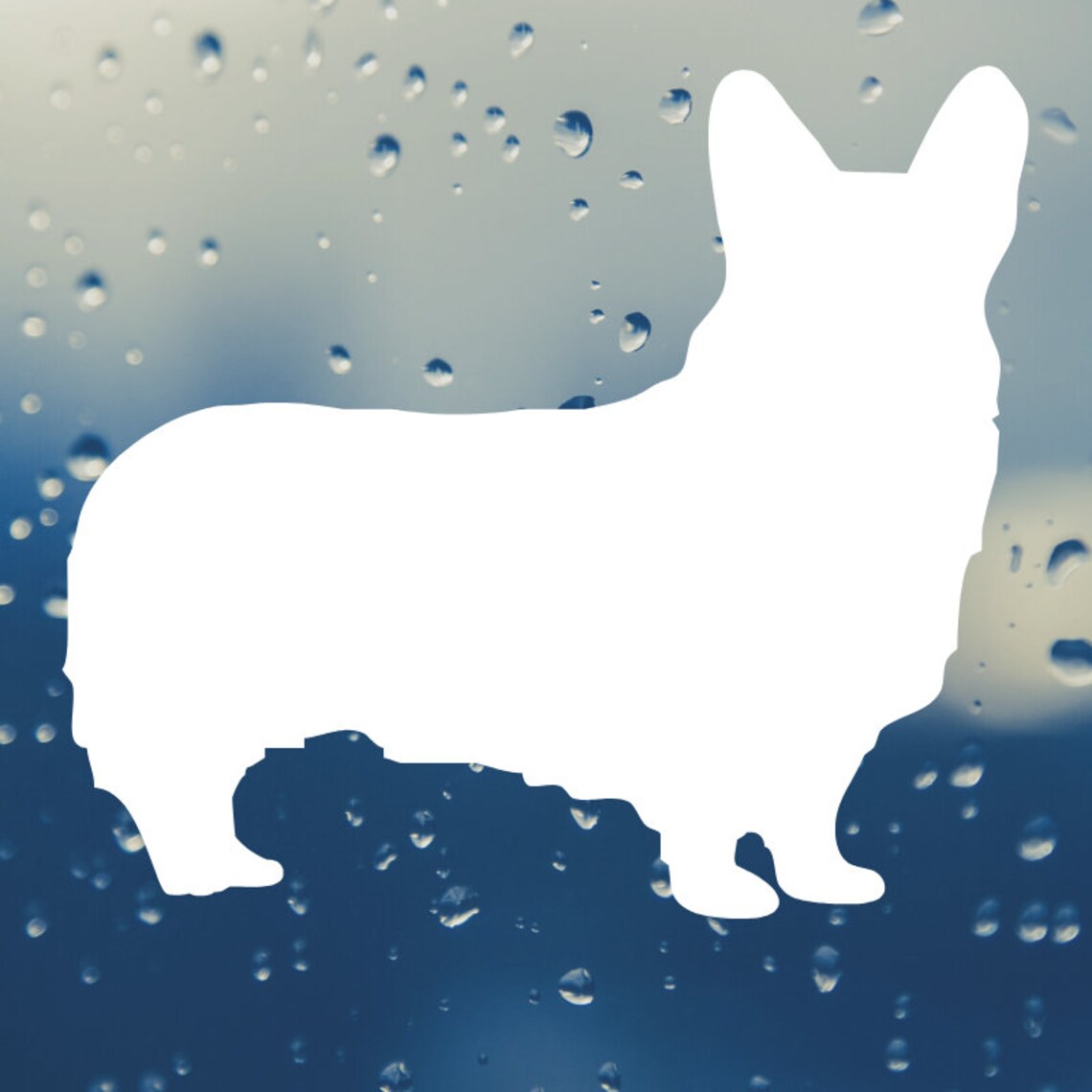 Corgi Vinyl Decal Corgi Decal Dog Decal Corgi Car Decal | Etsy