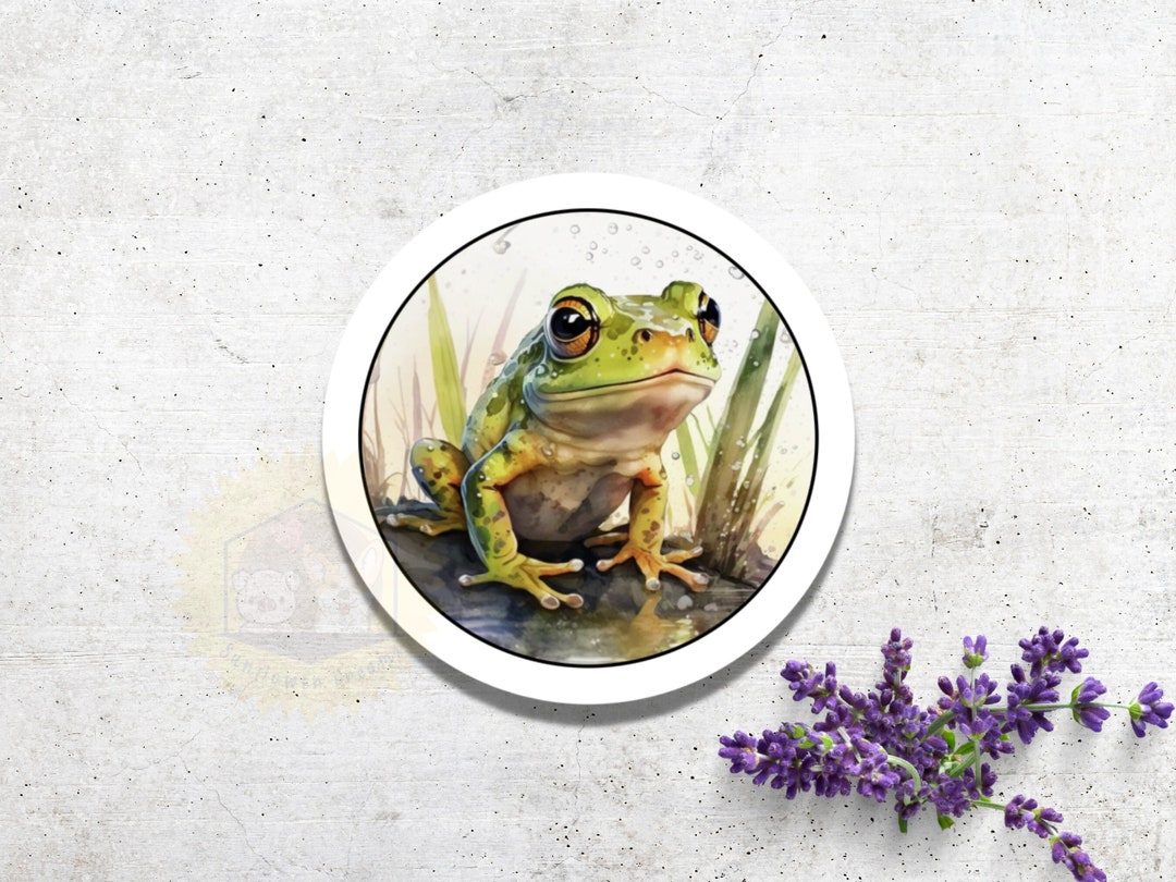 Frog Stickers, Frog Mail Stickers, Frog Card Stickers, Frog Lover Gift ...