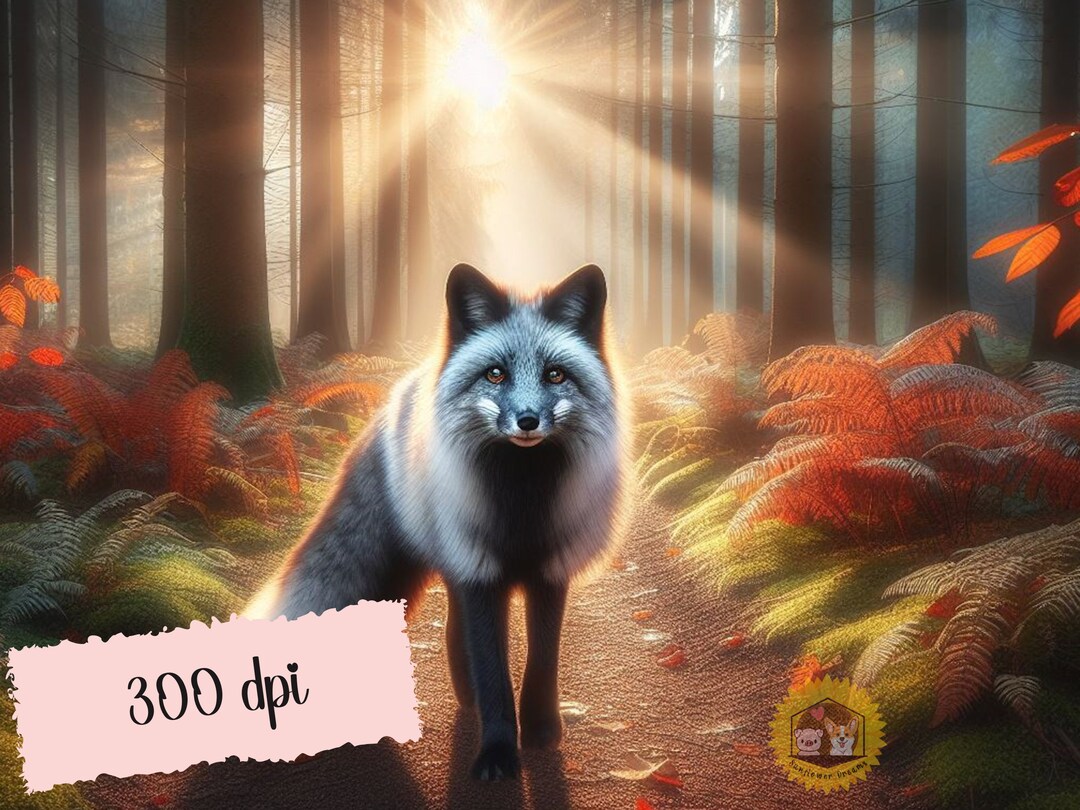 Fox Digital Art, Fox Illustration, Fox Png, Animal Art, Nursery Art ...