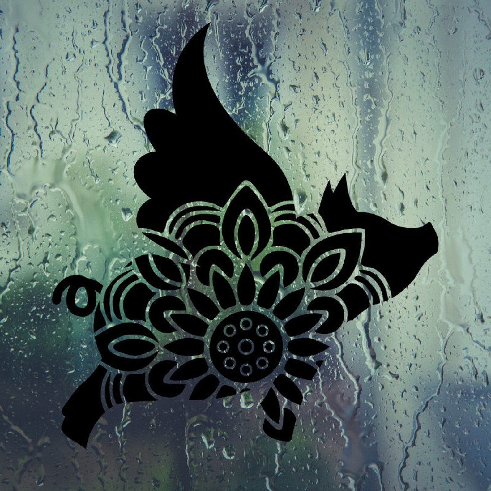 Pig Vinyl Decal Pig Decal Car Pig Laptop Decal Pig Gift | Etsy