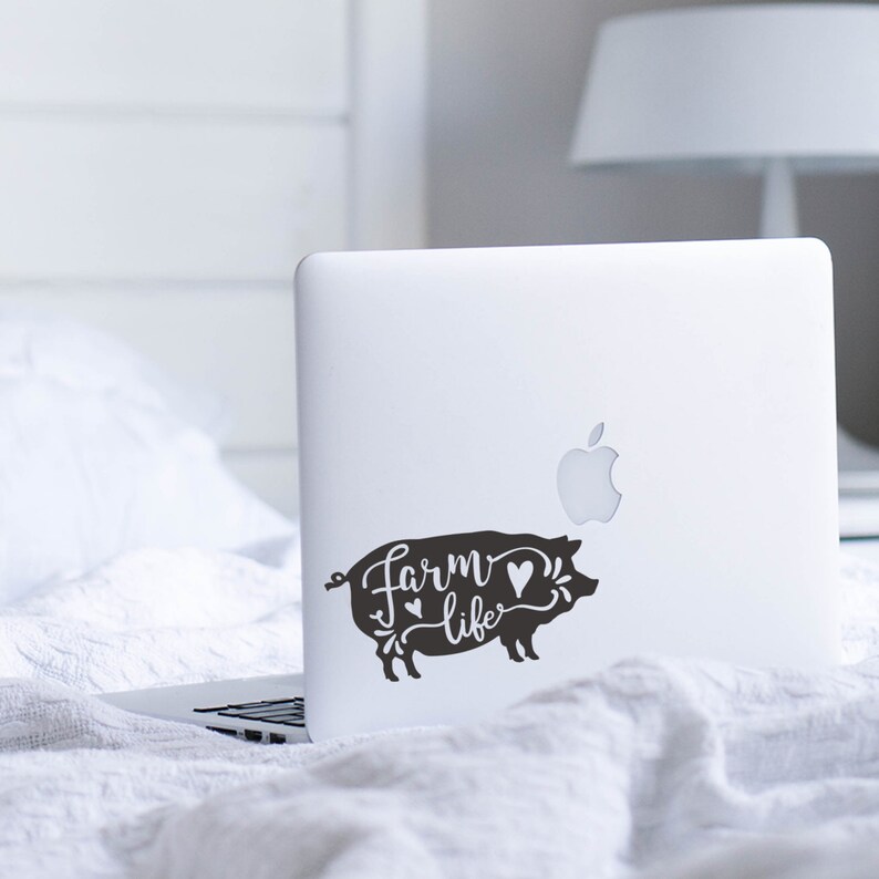 Farm Pig Decal Pig Decal Farm Life Sticker Pig Decal Car | Etsy