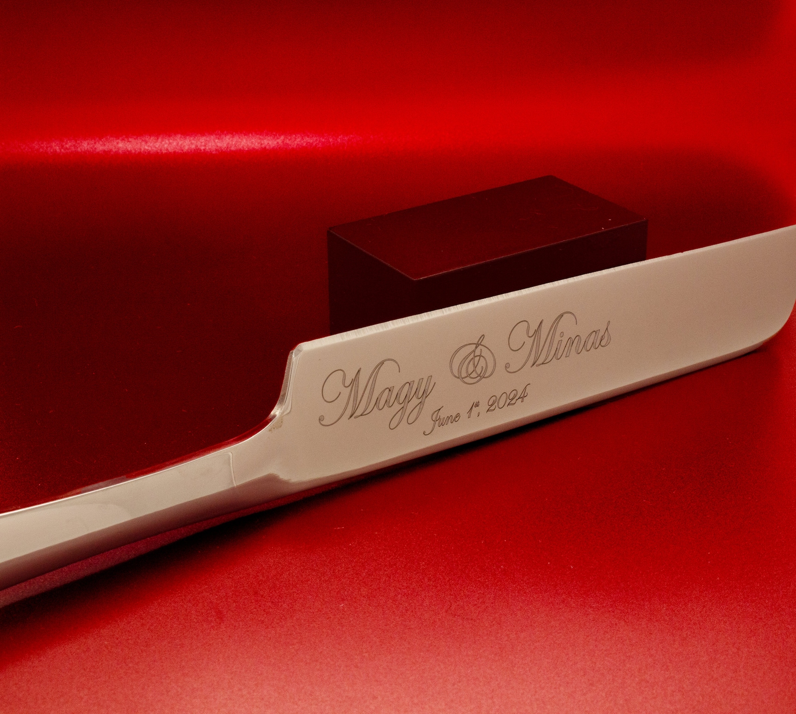 Wedding Cake Knife Set Personalized Monogram Knife Wedding Engraved ...