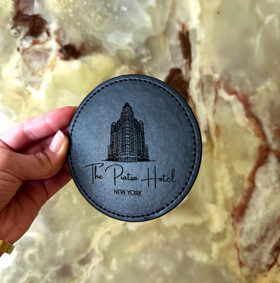 Custom Engraved Coaster Set Corporate Promotional Items Corporate Swag ...