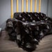 Luxury Real Silver Fox Fur Throw Blanket - Etsy