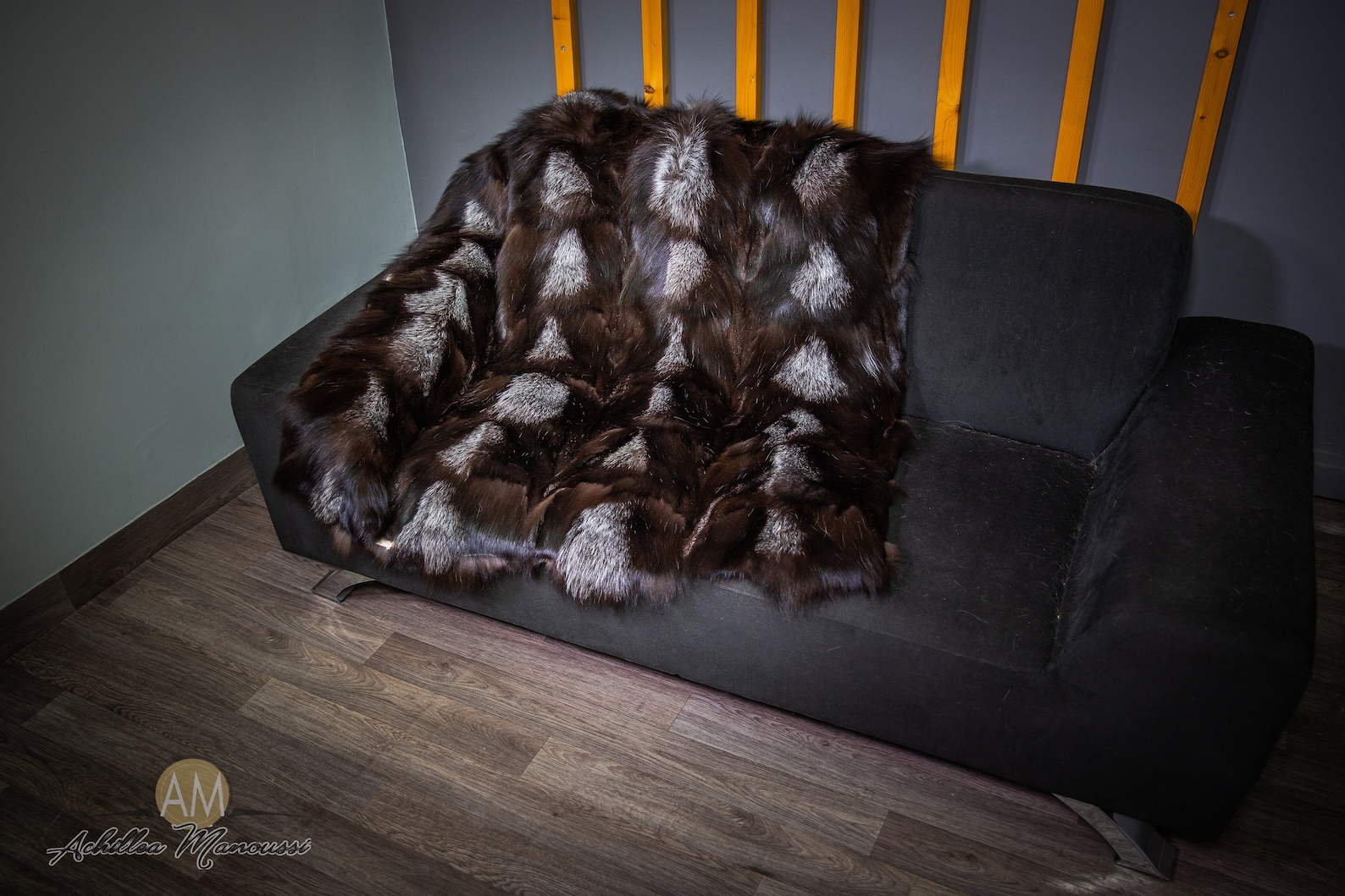 Luxury Real Silver Fox Fur Throw Blanket - Etsy