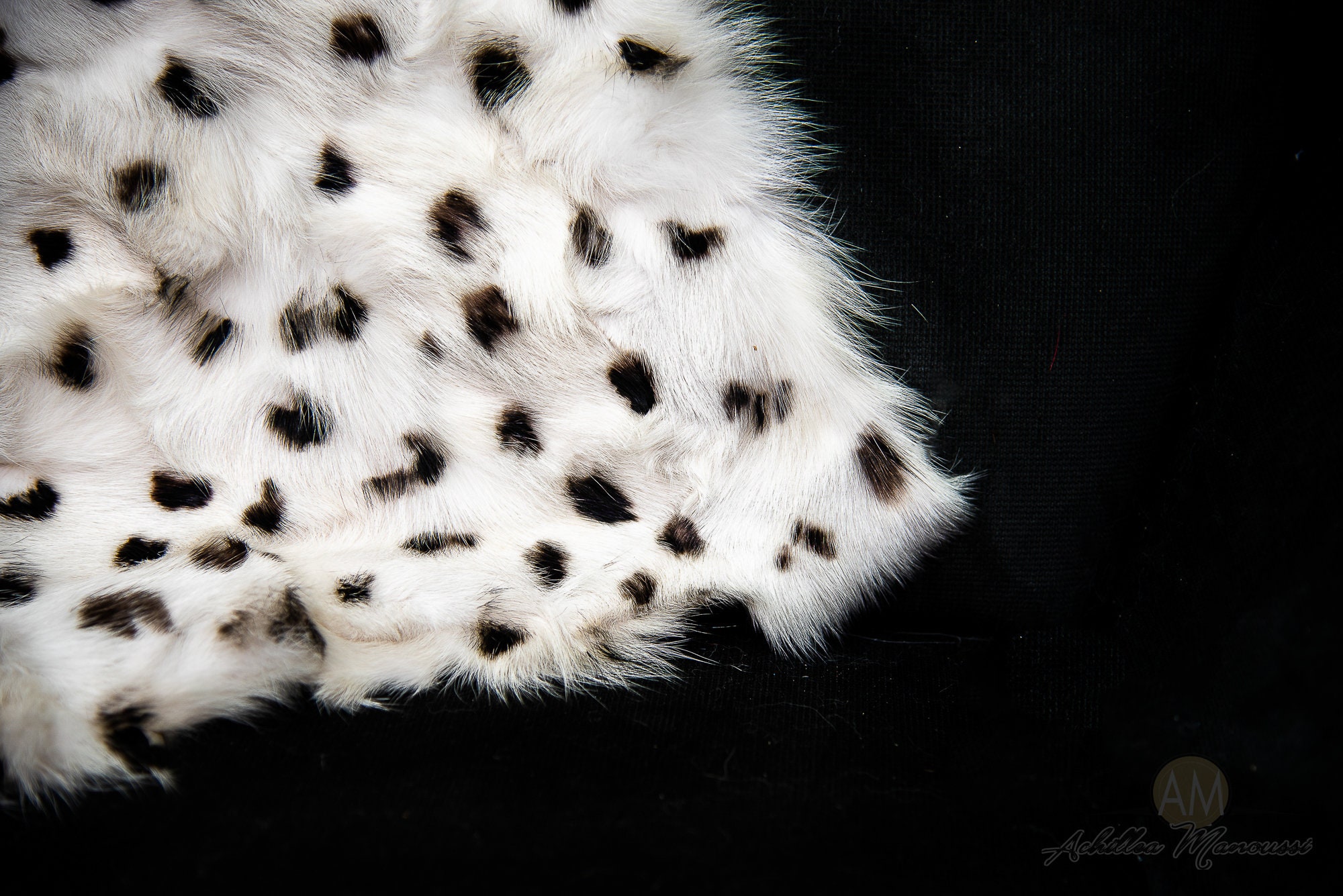 Luxury Real Shadow Spotted Fox Fur Throw Blanket | Etsy