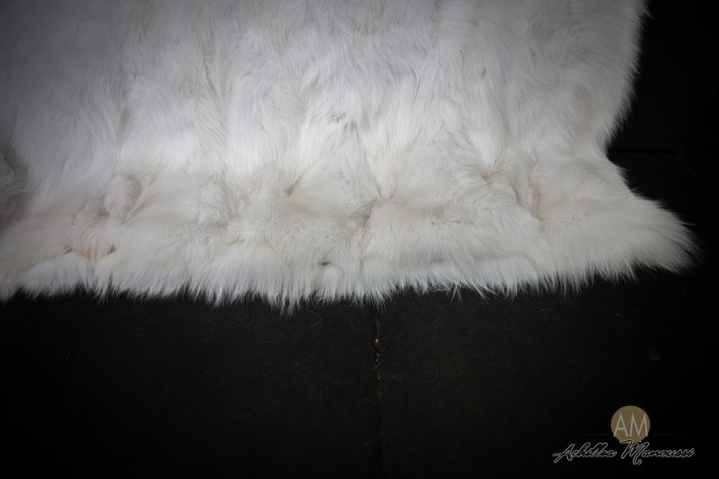 Luxury Real Shadow Fox Fur Throw Blanket - Etsy
