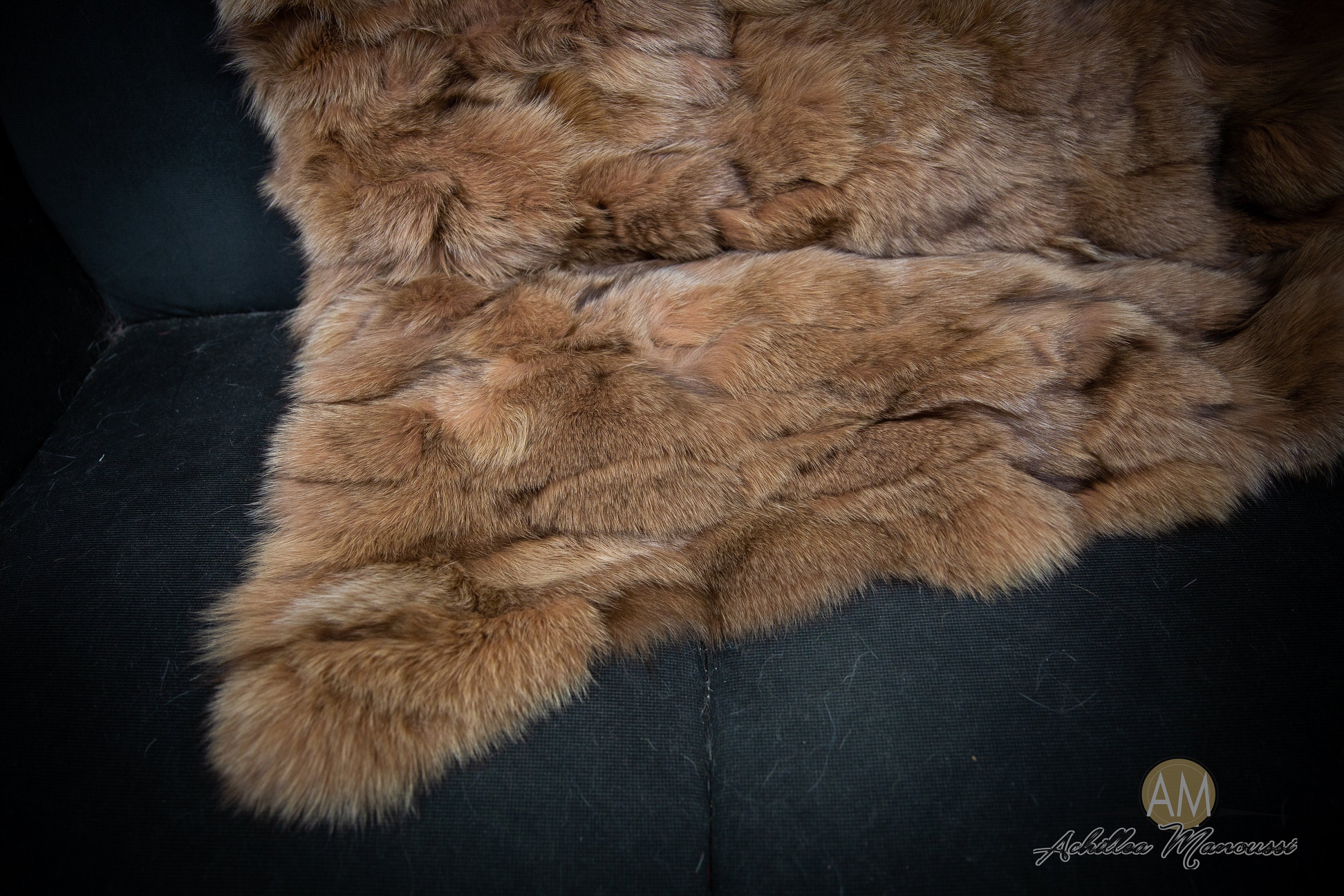 Luxury Real Capuccino Fox Fur Throw Blanket - Etsy