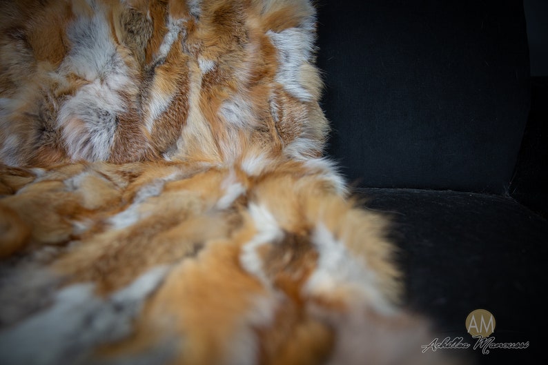 Luxury Real Canada Red Fox Fur Throw Blanket - Etsy