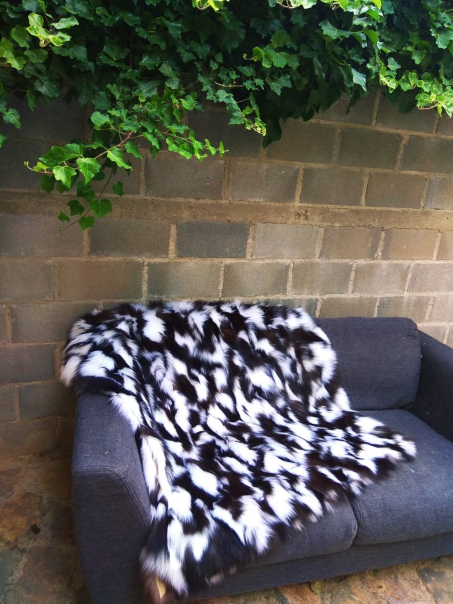 Luxury Real Platinum Fox Fur Throw Blanket - Etsy