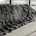 Luxury Real Grey Zeitz Fox Fur Throw Blanket - Etsy