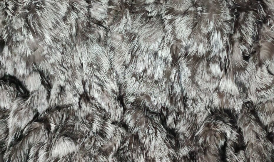 Luxury Real Silver Fox Fur Full Skin With Leather Pcs Included | Etsy