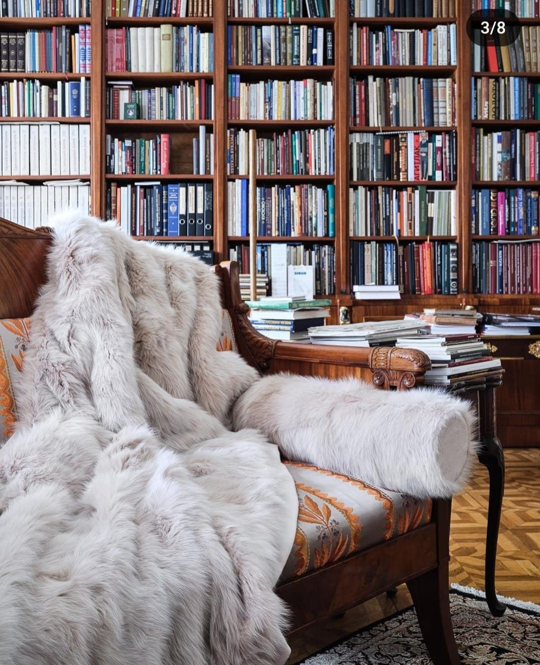 Luxury Real Light Beige Fox Fur Throw Blanket - Etsy