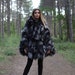 Long Silver Fox Real Fur Cape - Etsy