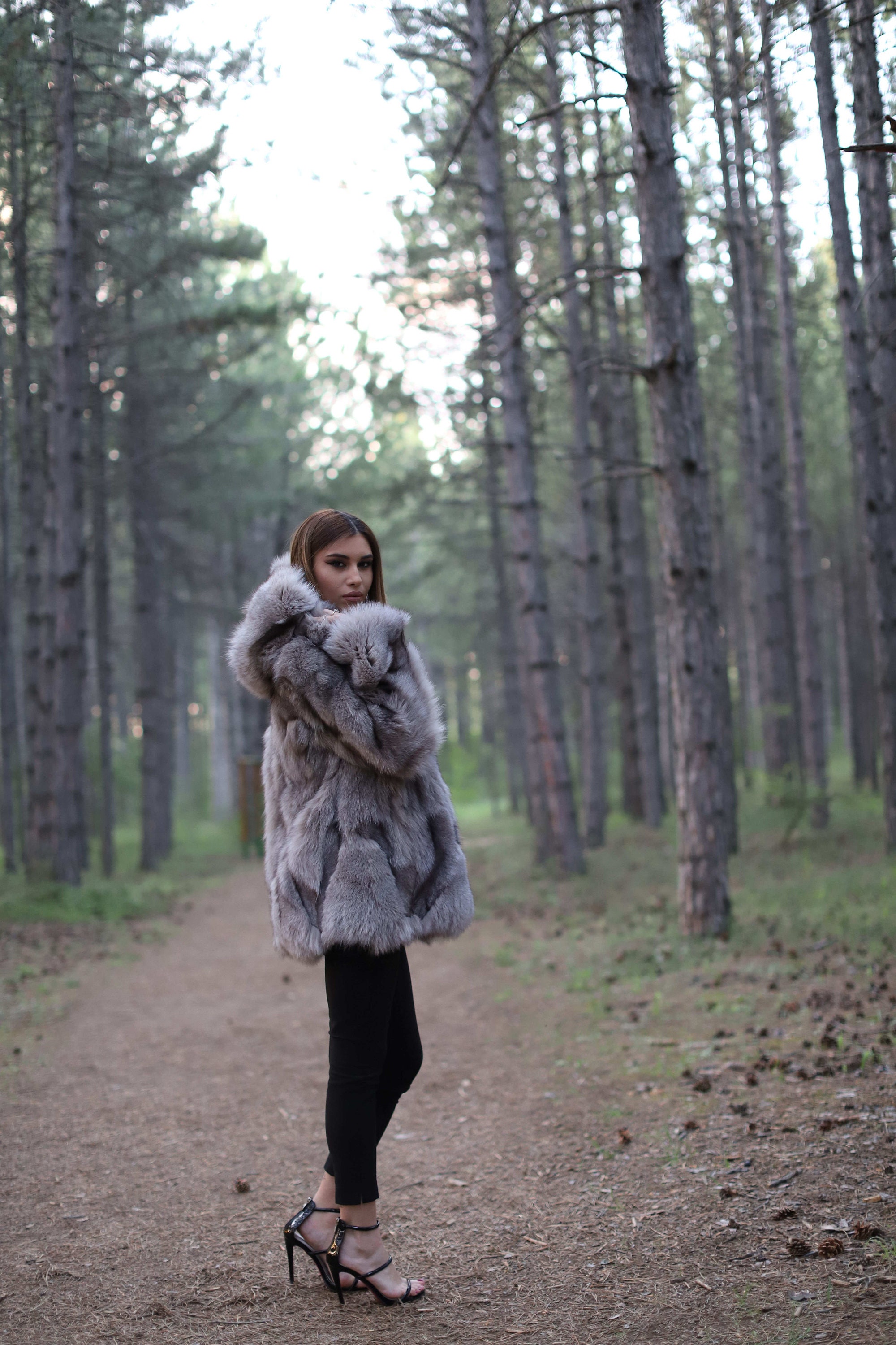 Zeitz Greize Real Fur Fox Jacket With Hood - Etsy