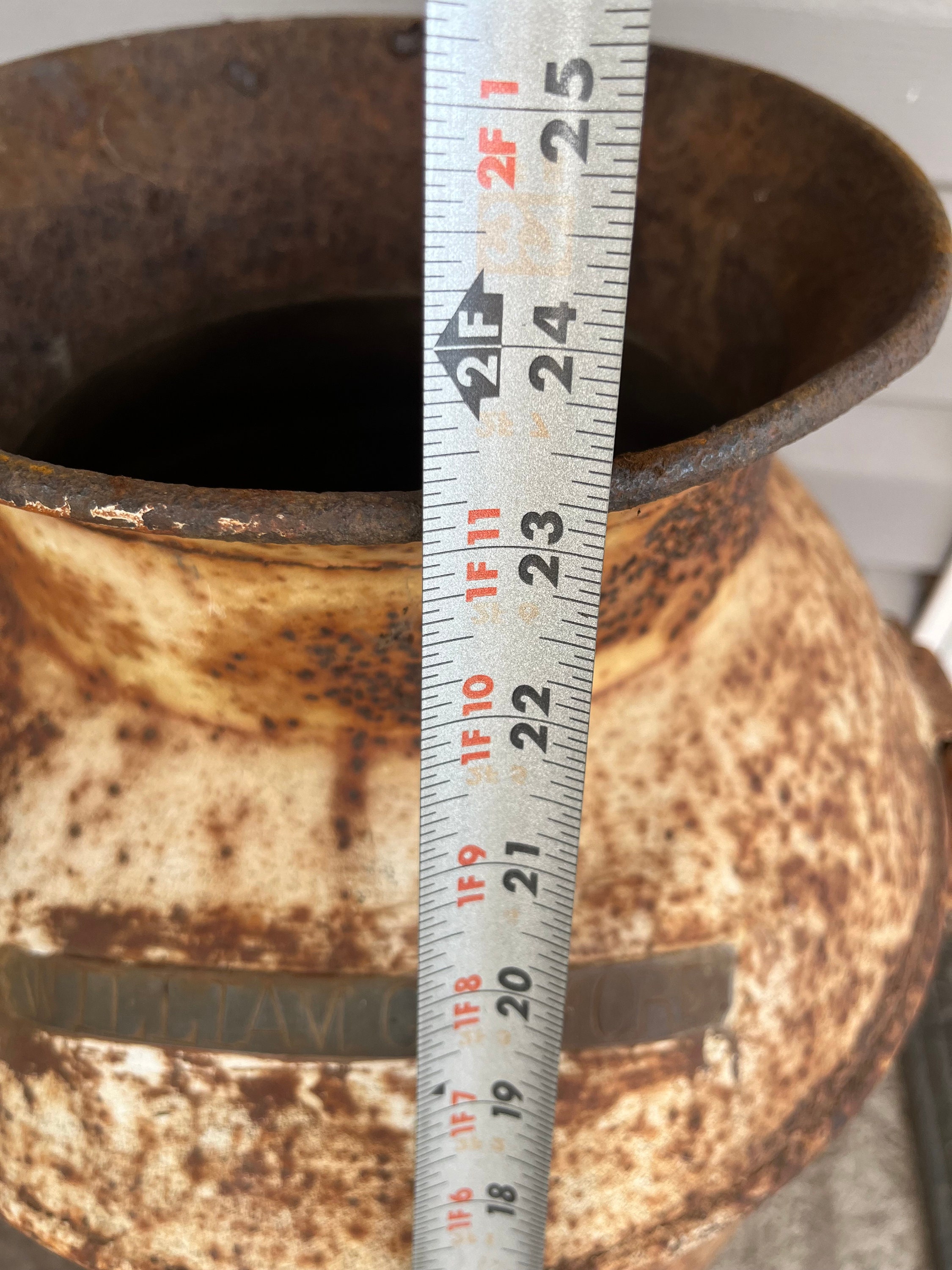 Vintage Rustic Milk Can - Etsy