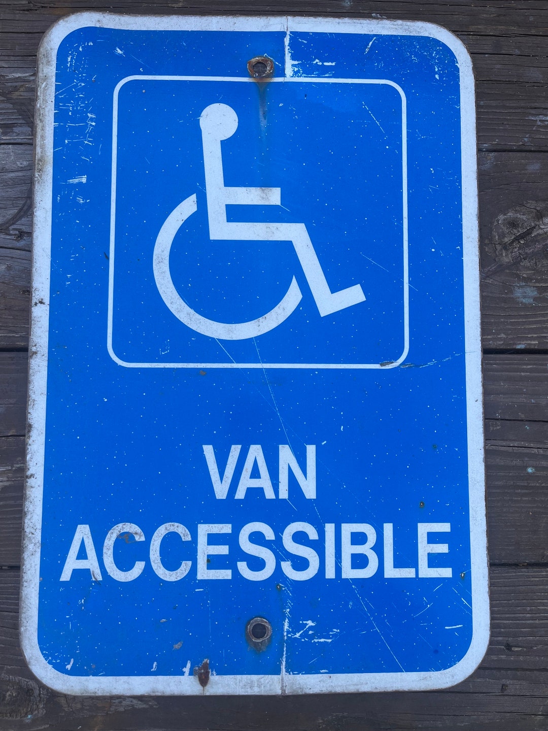 Handicapped Van Accessible Sign - Etsy