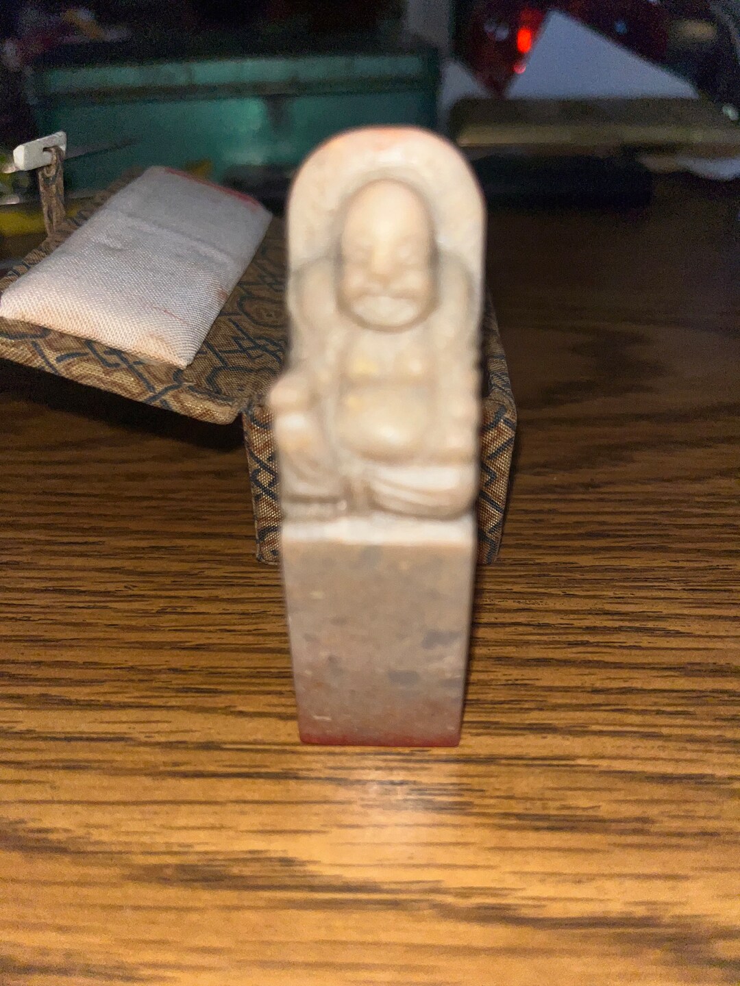 Vintage Asian Chinese Jade Buddha Stamp - Etsy