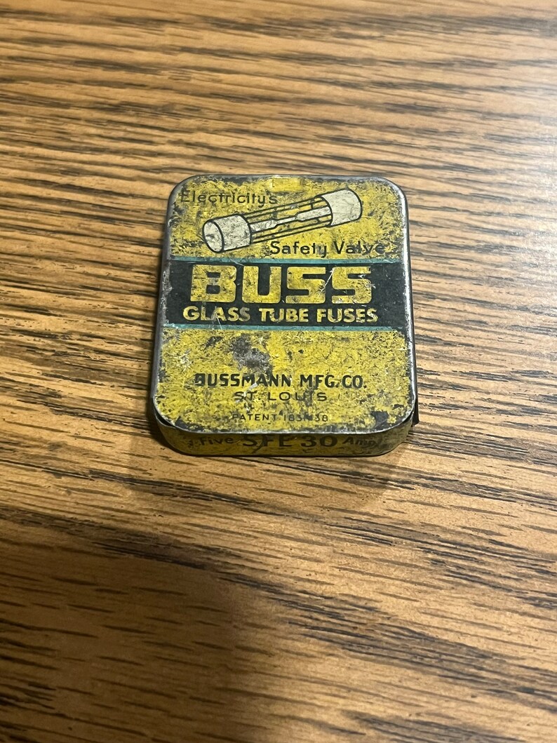 Vintage Buss Glass Tube Fuses, Bussmann Mfg. Co - Etsy