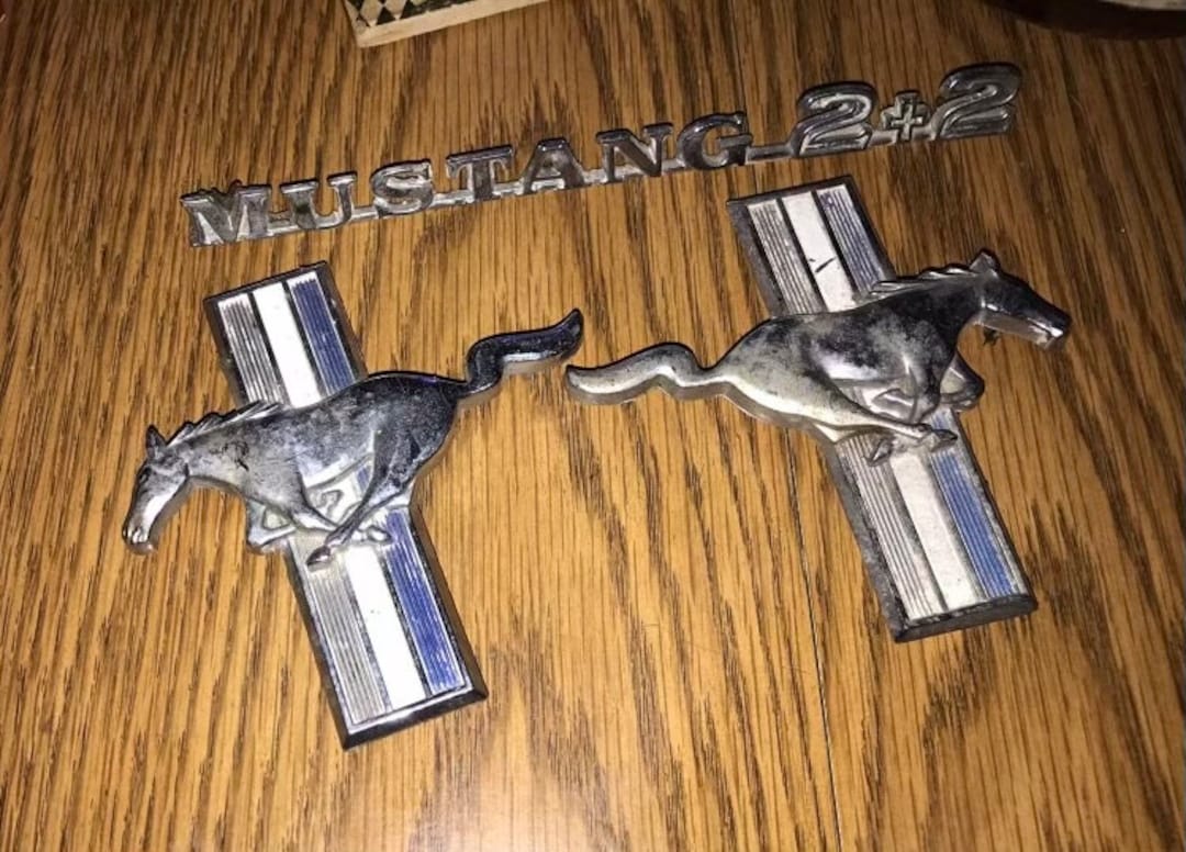 1960’s Ford Mustang Emblems - Etsy