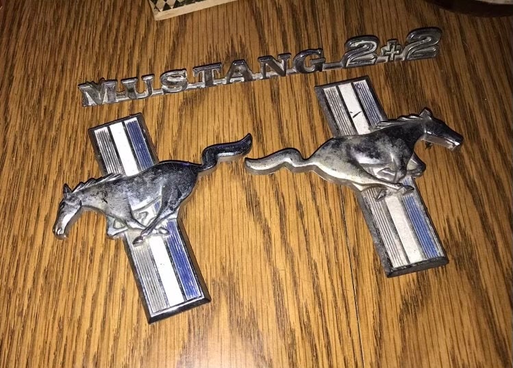 1960’s Ford Mustang Emblems - Etsy