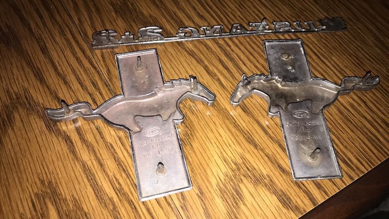 1960’s Ford Mustang Emblems - Etsy