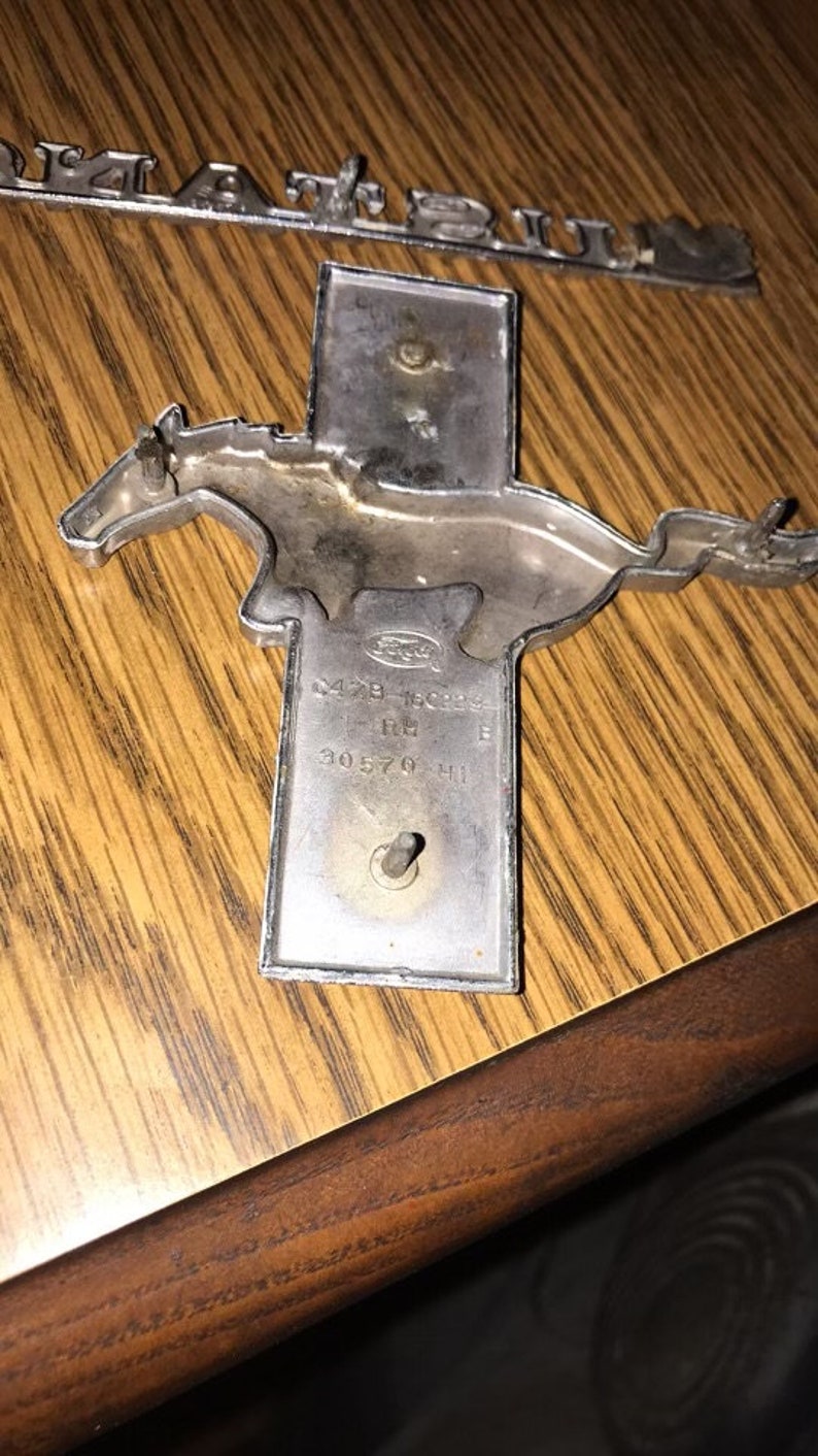 1960’s Ford Mustang Emblems - Etsy