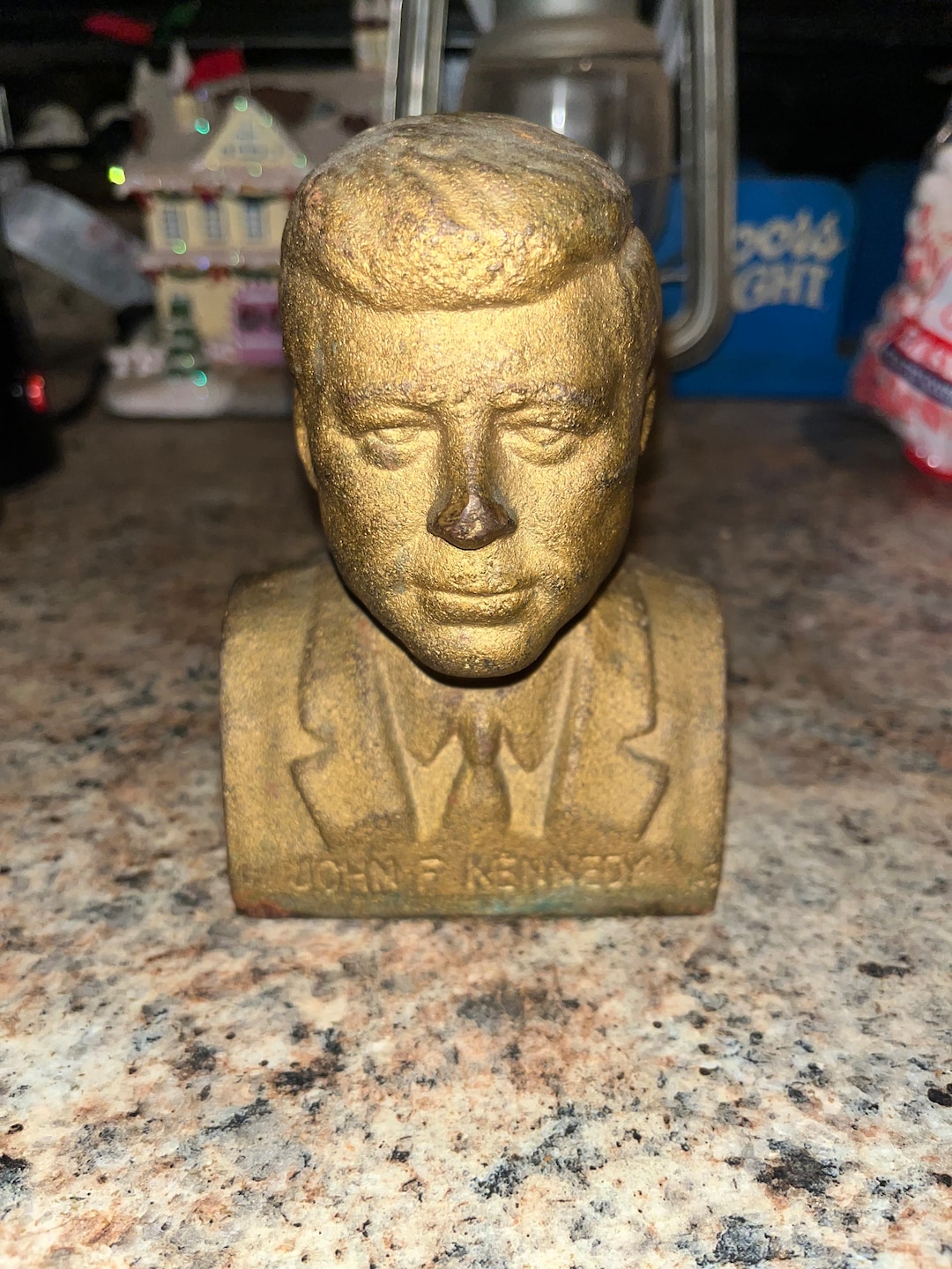 Vintage JFK John F. Kennedy Bust - Etsy