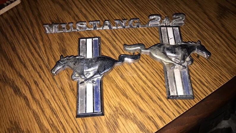 1960’s Ford Mustang Emblems - Etsy