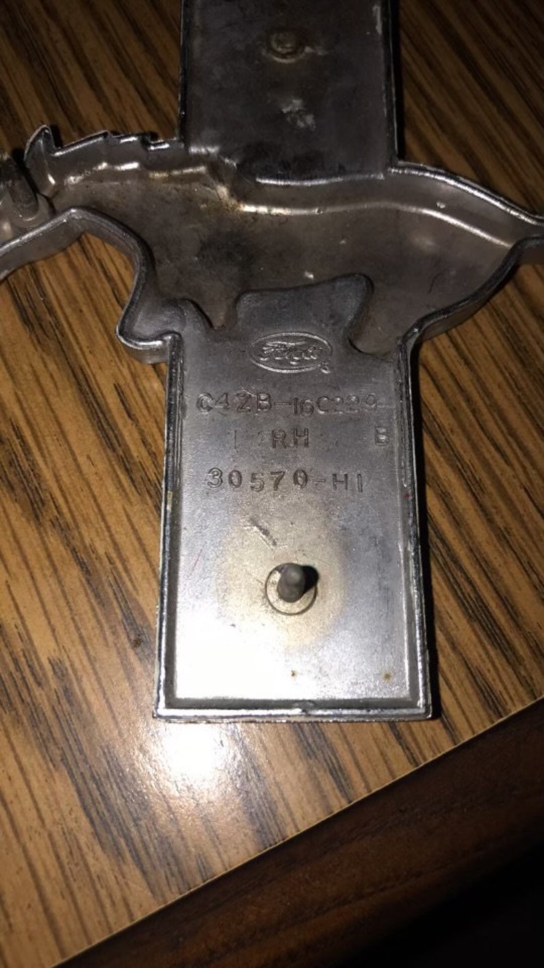 1960’s Ford Mustang Emblems - Etsy