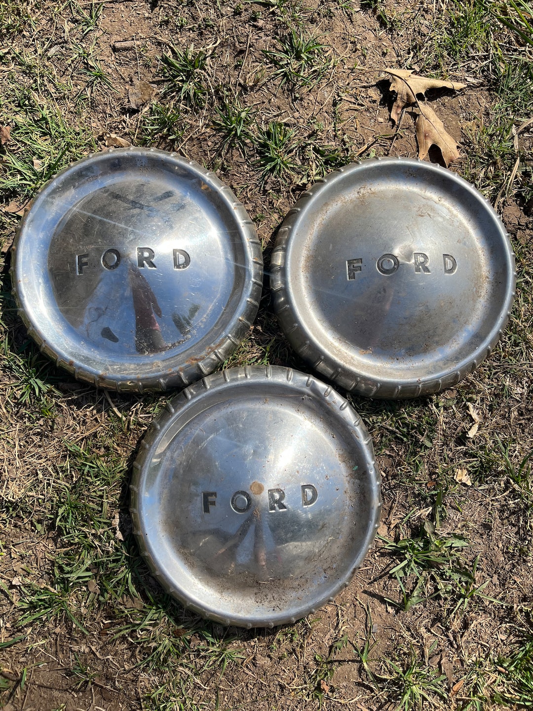 Vintage Ford Dog Dish Hubcaps - Etsy
