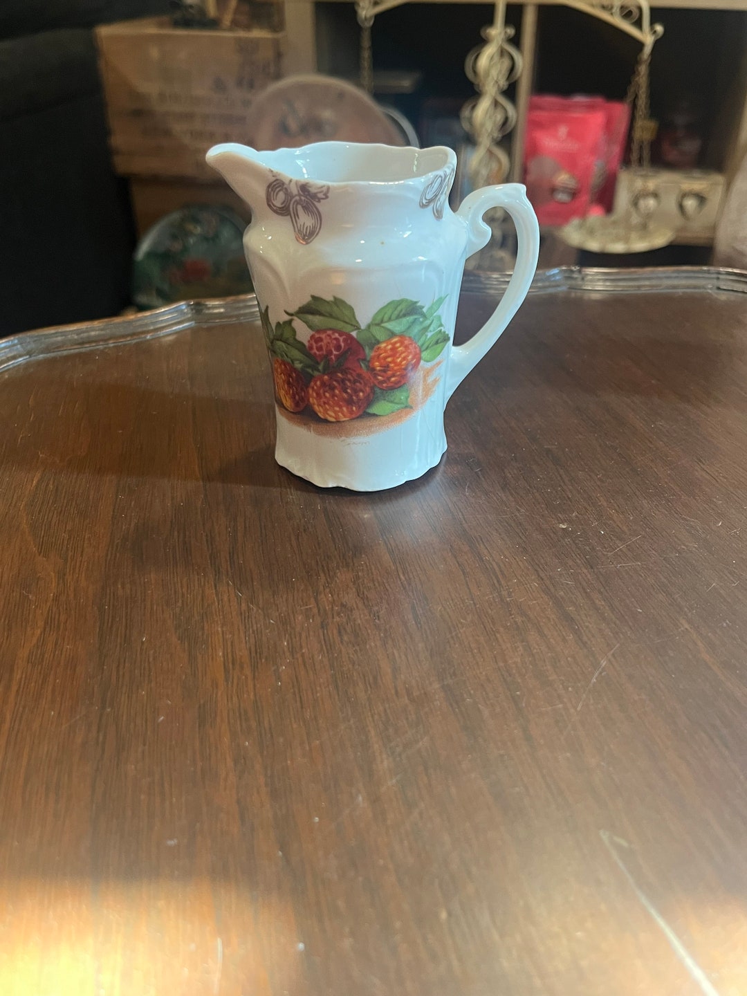 Vintage Strawberry Pitcher - Etsy