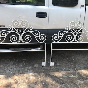 Vintage Victorian Wrought Iron Scroll Twin Headboards - Etsy