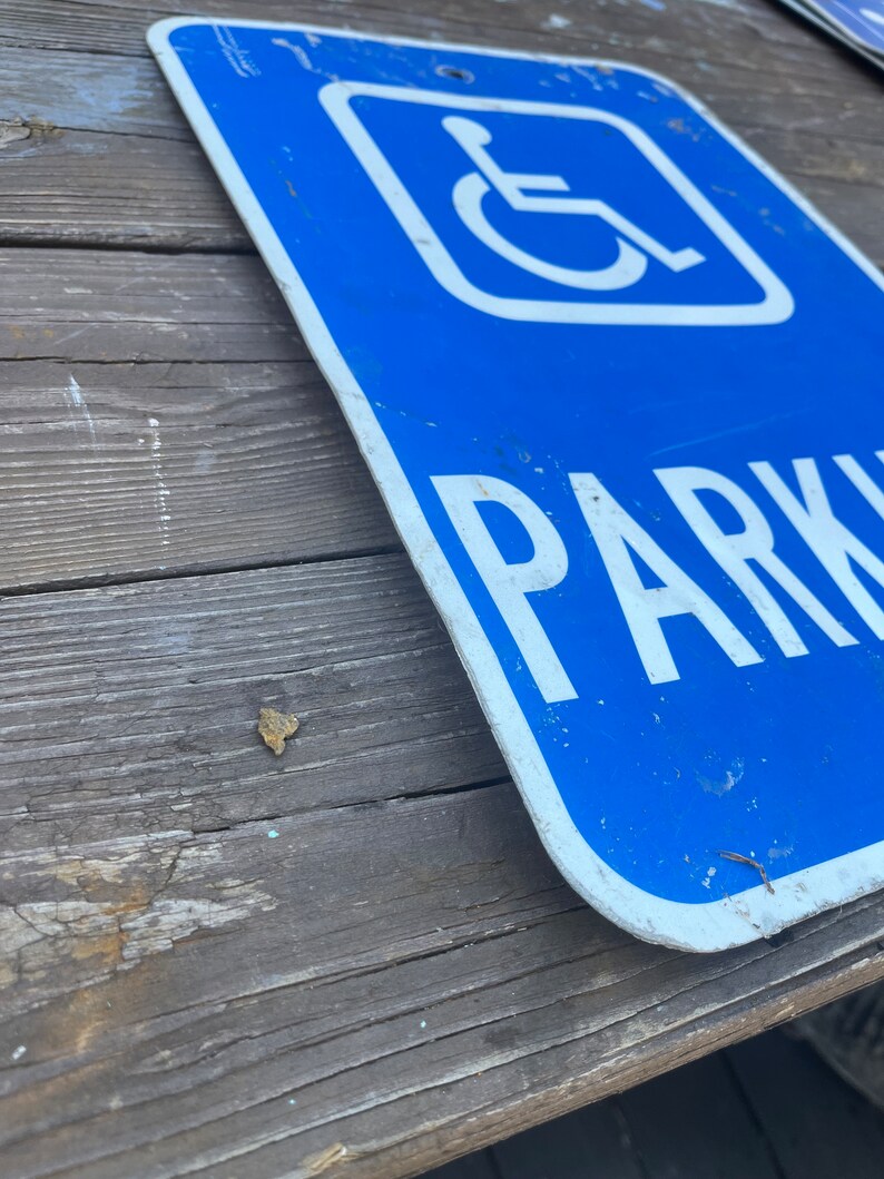 Handicapped Parking Sign - Etsy