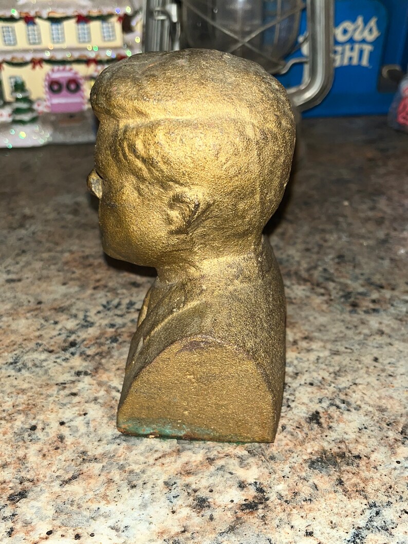 Vintage JFK John F. Kennedy Bust - Etsy