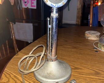 Vintage Astatic D-104 Chrome Lollipop Microphone Ham Radio - Etsy