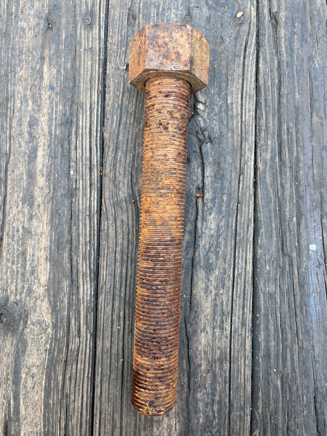 12" Tall Rusty Bolt, Rusty Metal Decor - Etsy