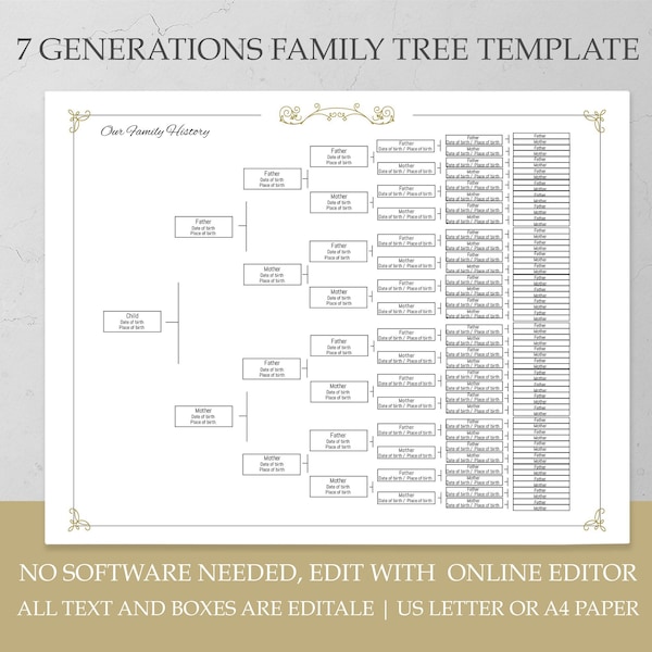 Family Tree Line Svg - Etsy