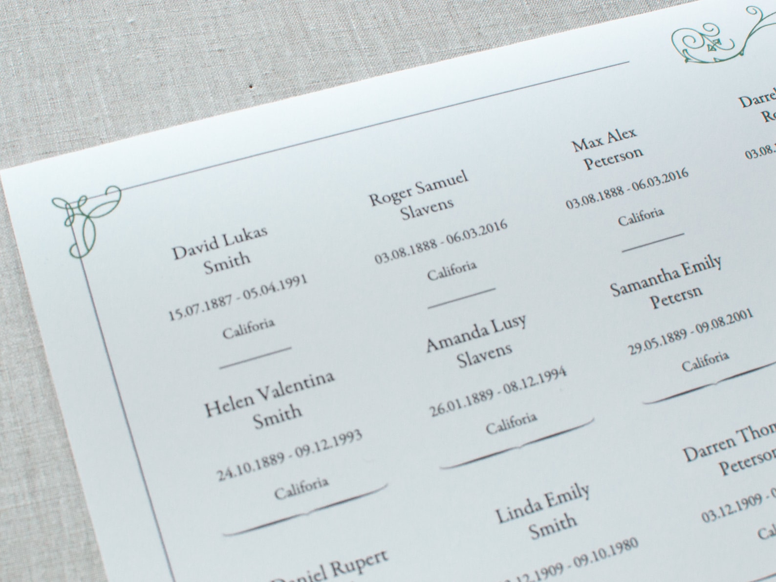 Genealogy Tree Family Tree Template Family Lineage 5 Children Genealogy ...