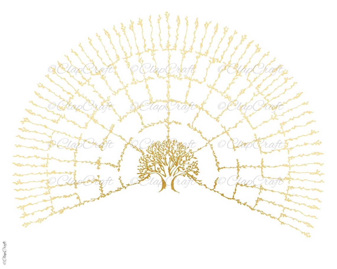 Family Tree SVG Cricut Genealogy Chart Family Tree Template Family Tree ...