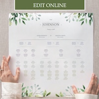 Editable Genealogy Fan Chart Pedigree Chart Genealogy Poster Family ...