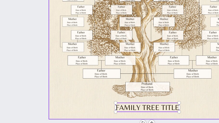 Family Tree Fillable Form Family Tree Template Genealogy Chart 5 ...