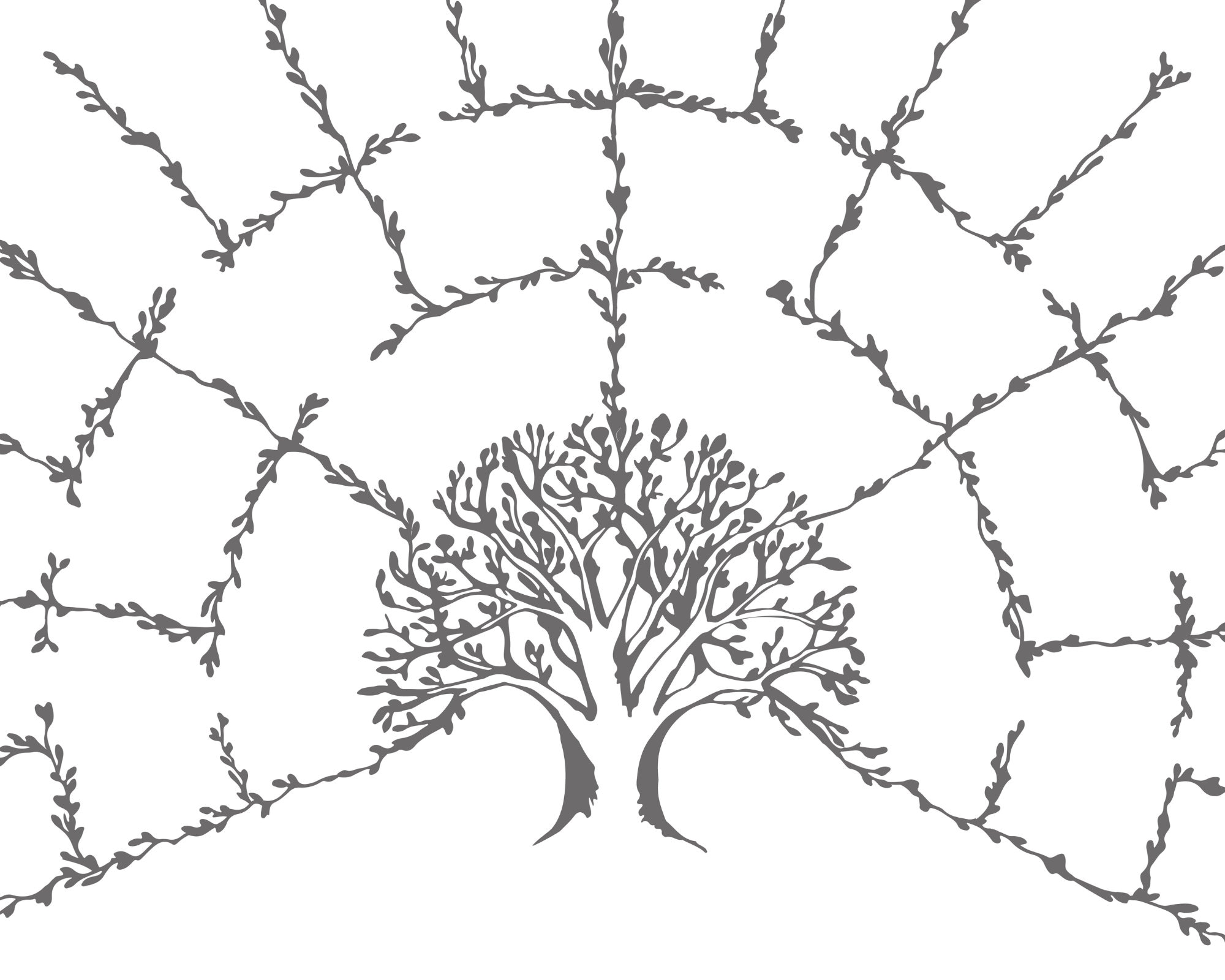 Family Tree Chart Blank Template PNG SVG Ancestor Char DIY Family ...