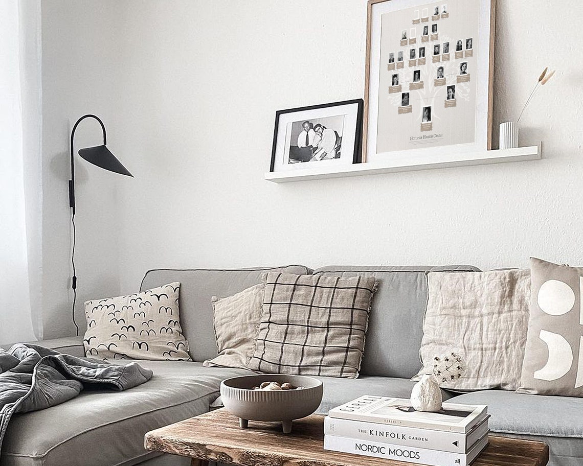 Editable Photo Family Tree Template With Photos Family Tree Portrait ...