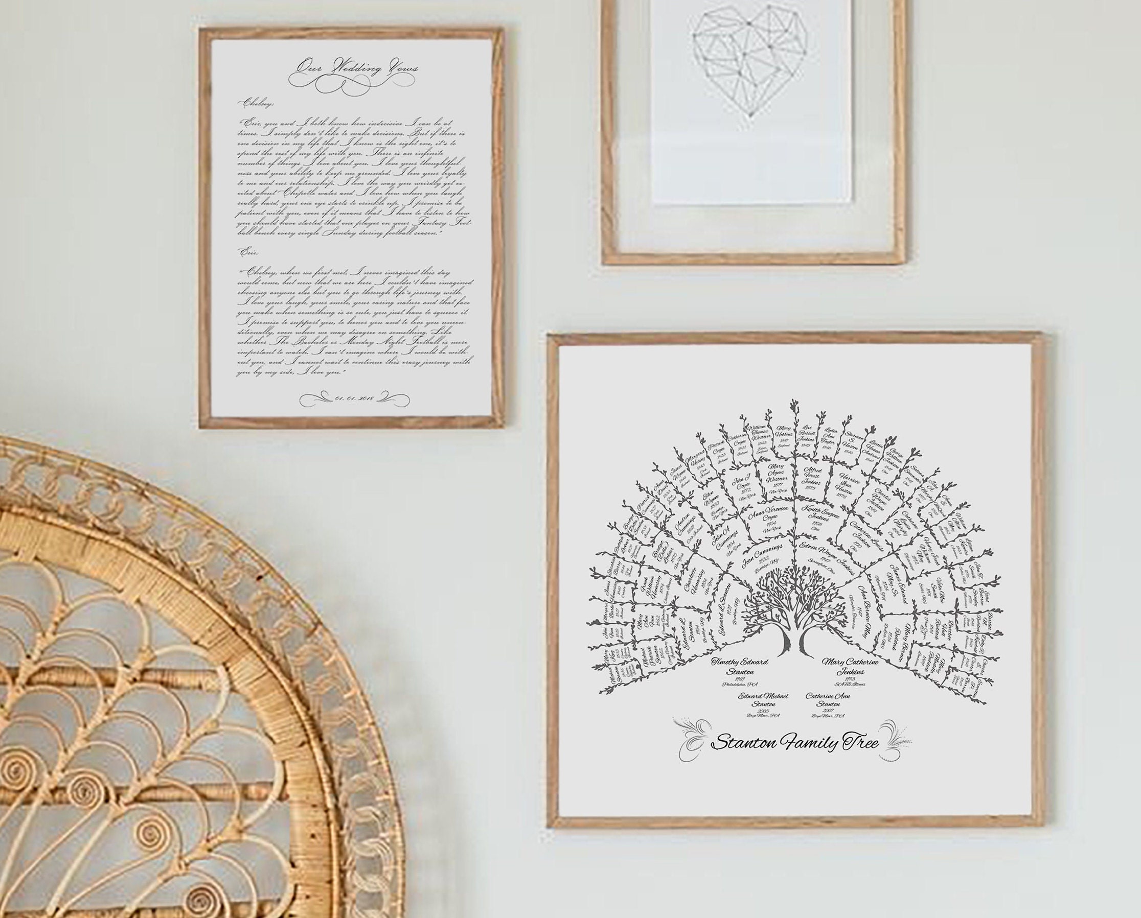 Family Tree Fan Chart Ancestry Map Genealogy Template 6 Generation ...