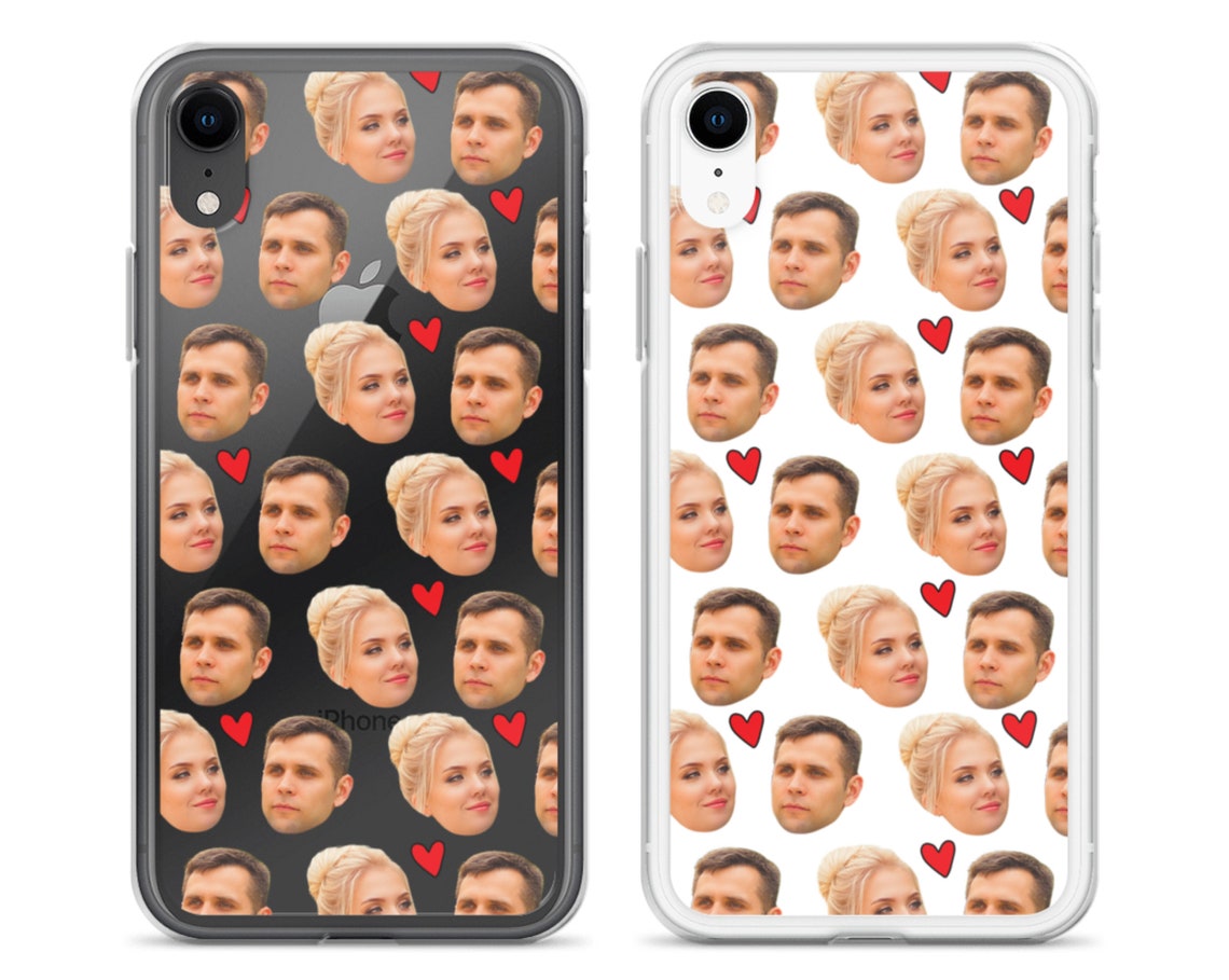 Personalized Couple Photo iPhone Case - Custom Faces Phone Case ...