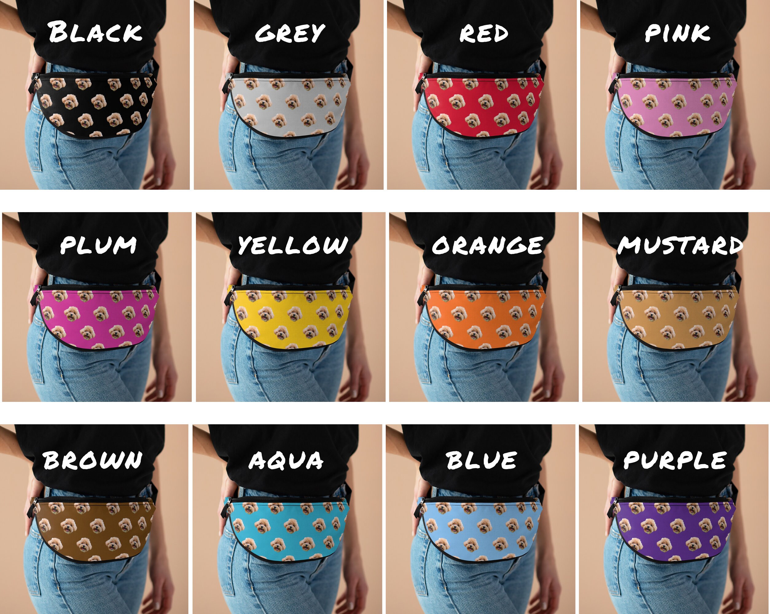Personalized Photo Fanny Packs - Custom Fanny Pack With Your Face ...