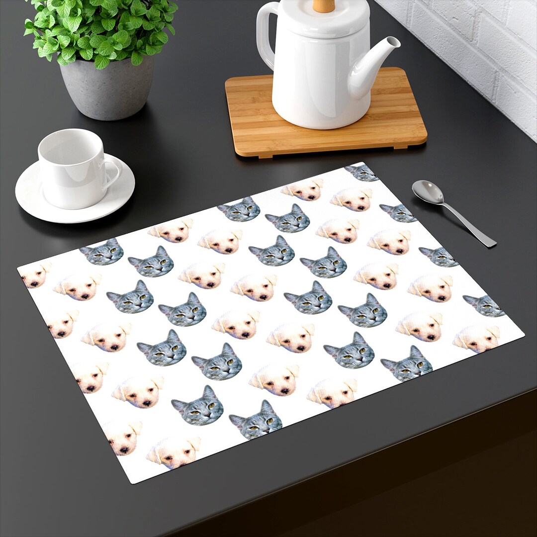 Custom Placemat With Any Photo - Personalized Picture Table Mats - Dog ...